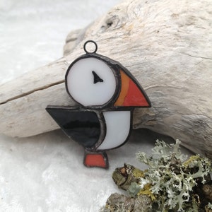 Stained Glass Puffin, Irish/british Sea Birds, A Circus of Little ...