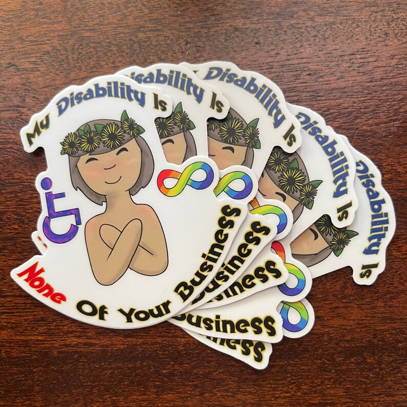 My Disability is Vinyl Sticker 2021 Design | Etsy