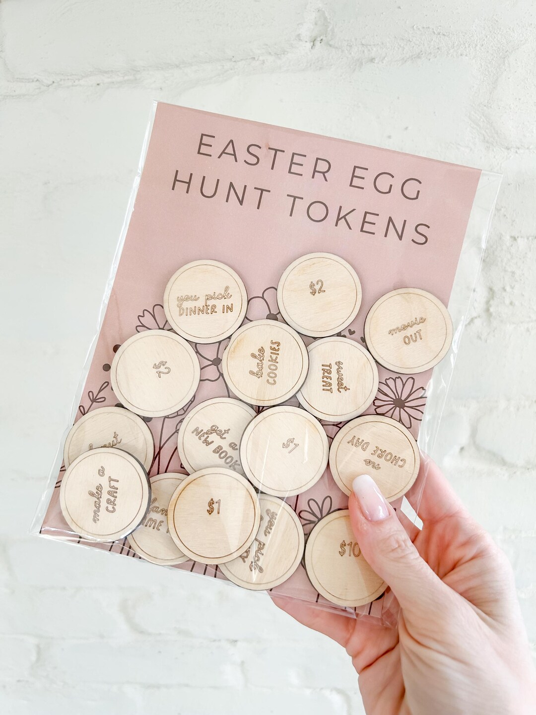 Easter Egg Tokens, Advent Tokens, Easter Decor, Easter Egg Hunt - Etsy