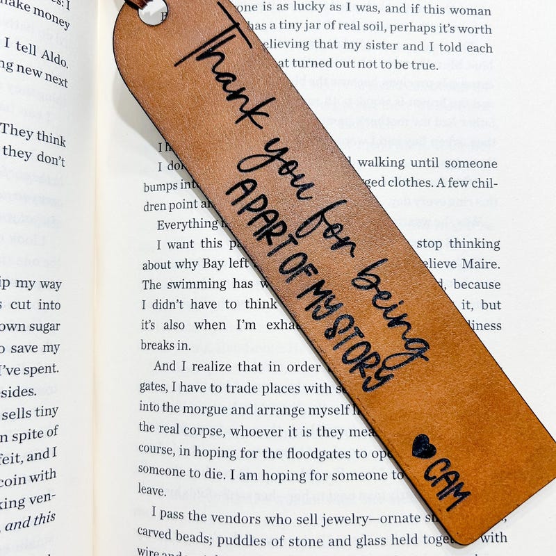 Thank You Bookmark - Etsy