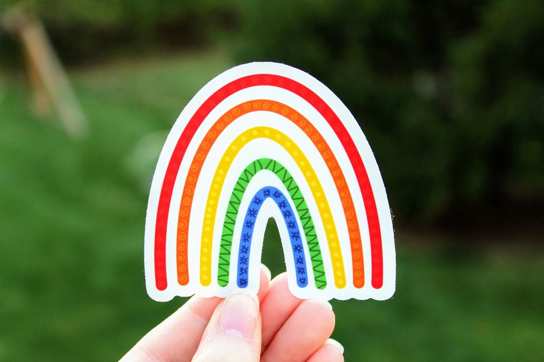 Rainbow Sticker, Rainbow Teacher Sticker, Rainbow Stickers, Teacher ...