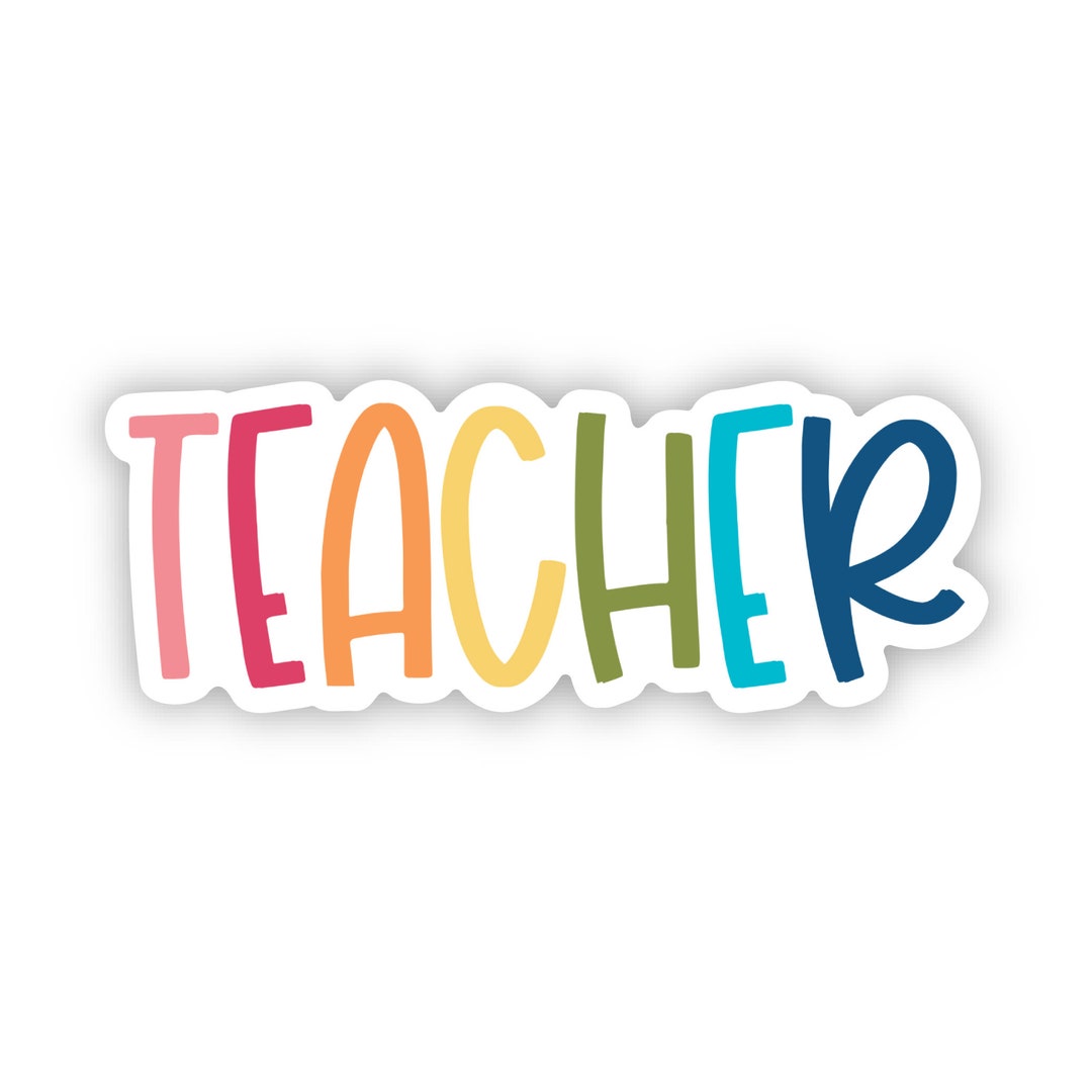 Teacher Sticker, Stickers for Teachers, Teacher Laptop Sticker, Teacher ...