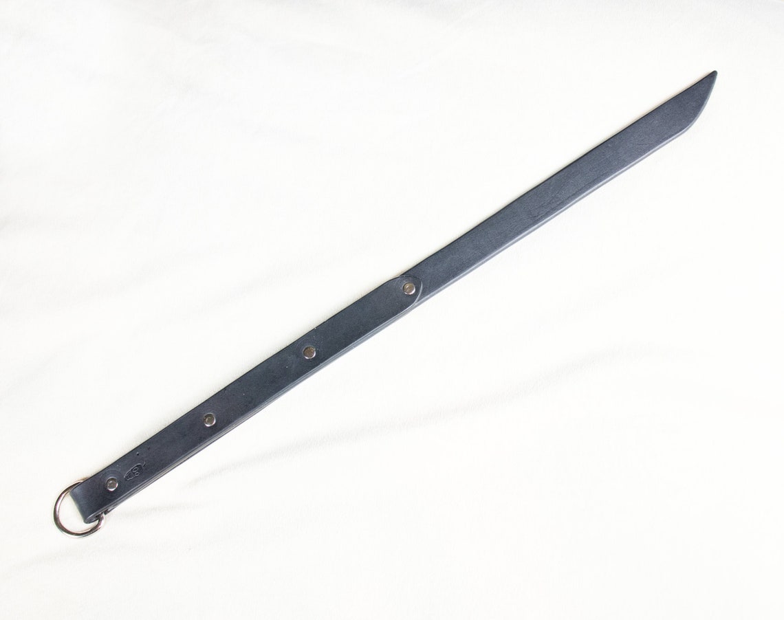 Langsig Leather Spanking Strap A Pointed Brutally Stinging - Etsy