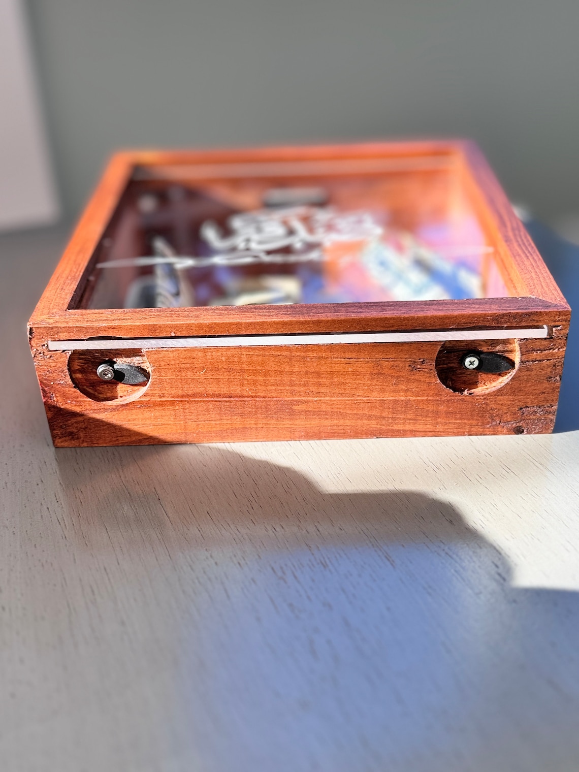 Wooden Sadaqa Box: Islamic Charity Money Box (8x8x2.5") - Etsy