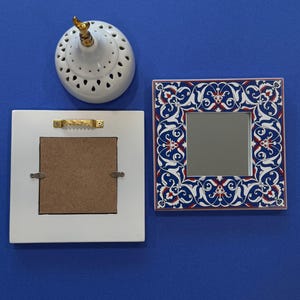 Turkish Tile Art Mirrors Ottoman Garden & Sultans Grace Patterns - Etsy