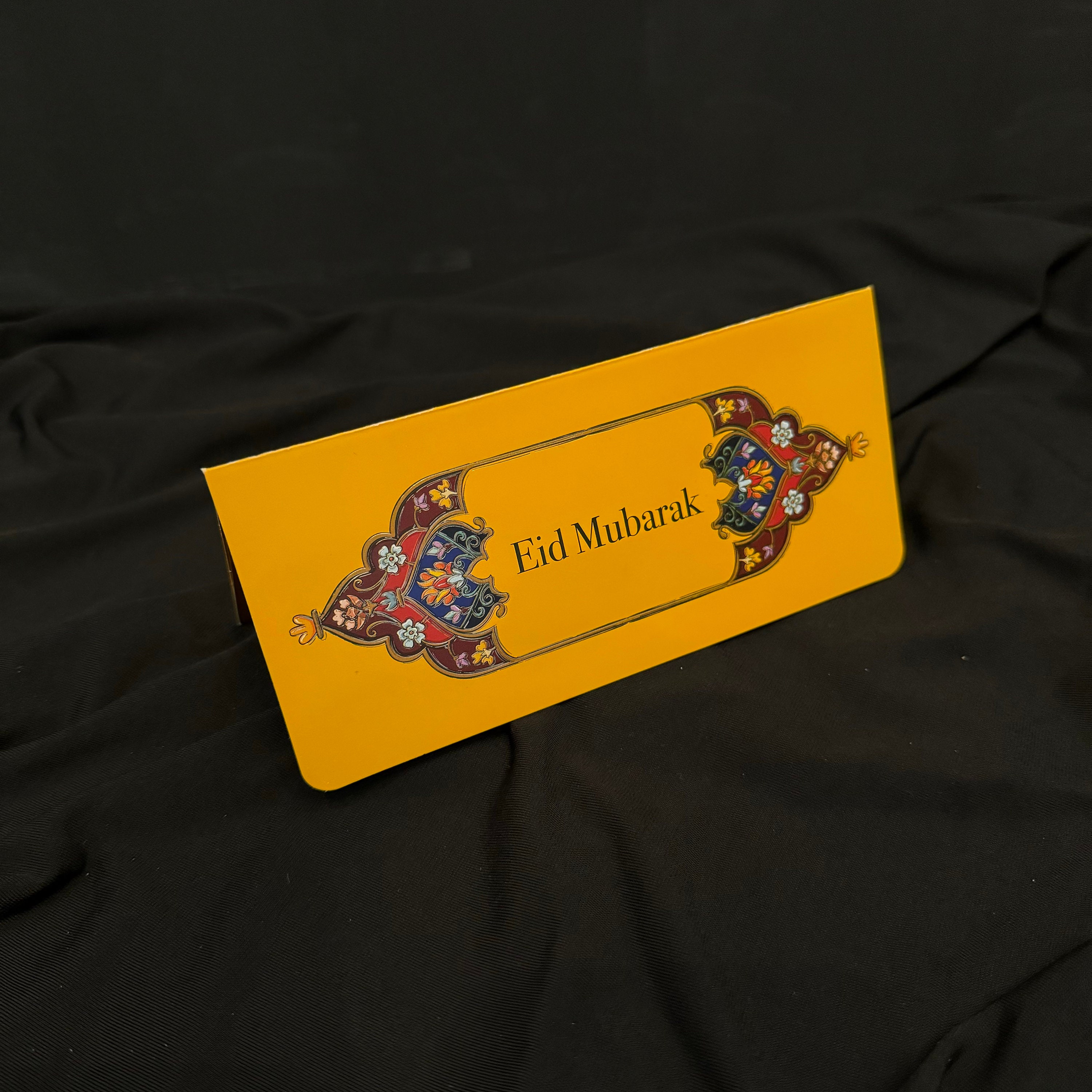 Islamic Art Eid Envelopes Vibrant Design for Eidee Money in Yellow - Etsy