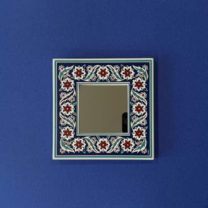 Turkish Tile Art Mirrors Ottoman Garden & Sultans Grace Patterns - Etsy