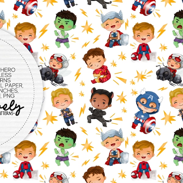 Superhero Pattern - Etsy