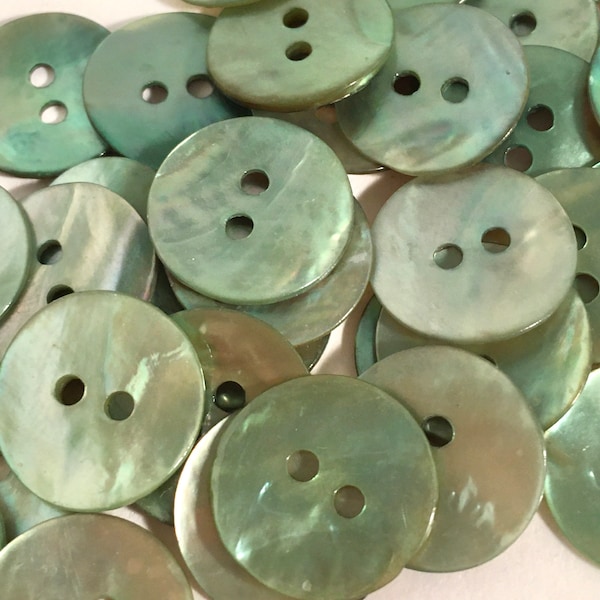 Mussel Shell Buttons - Etsy