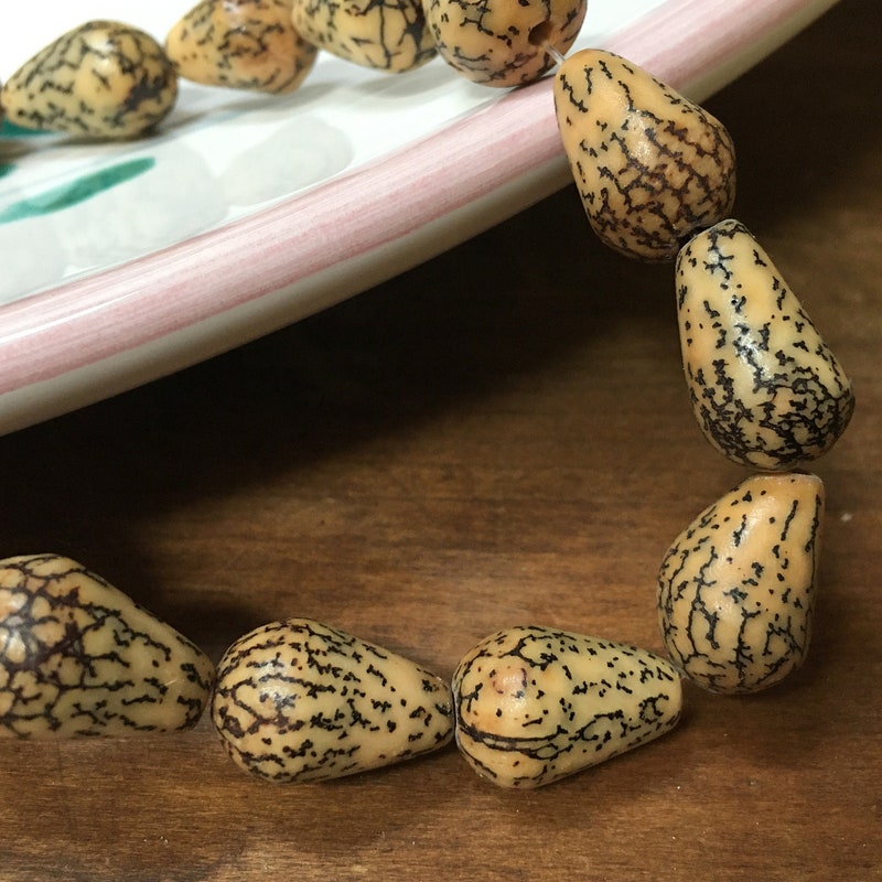 Tear Drop Beads - Etsy