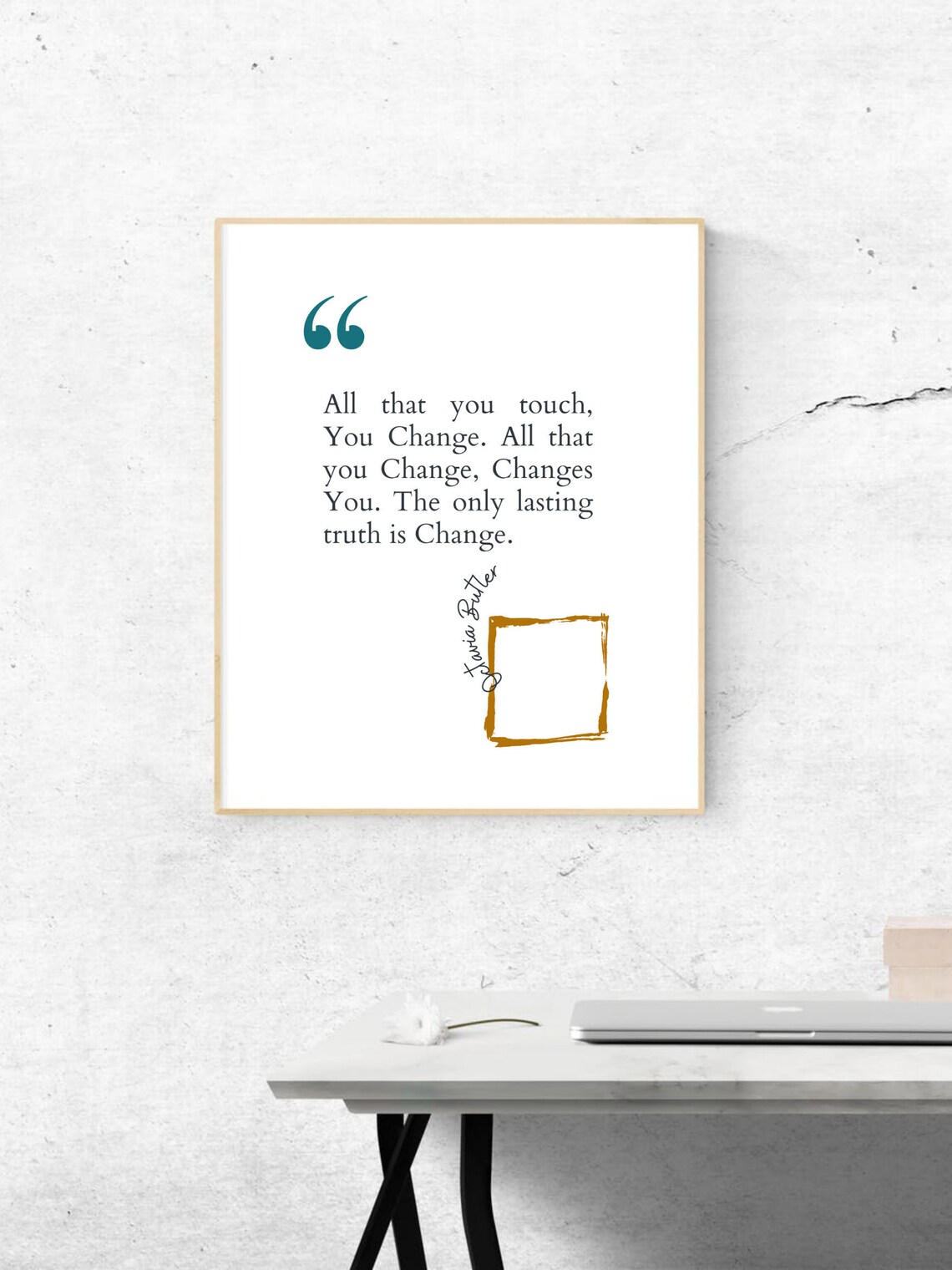 Octavia Butler Wall Art | Octavia Butler Quote Art | Wall Decor | Home ...