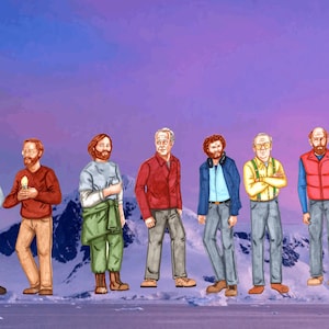 The Thing, Set One, Sticker Set, Fan Art - Etsy