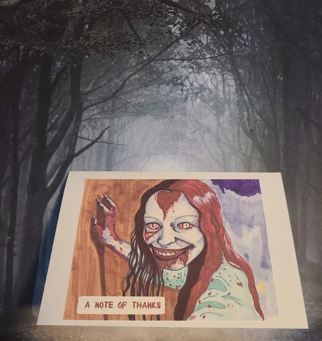 Thank You Card, Evil Dead Rise, Fan Art - Etsy