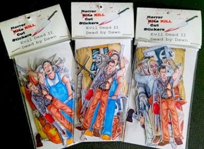 Evil Dead 2, Stickers, Fan Art, Ash, Deadites - Etsy