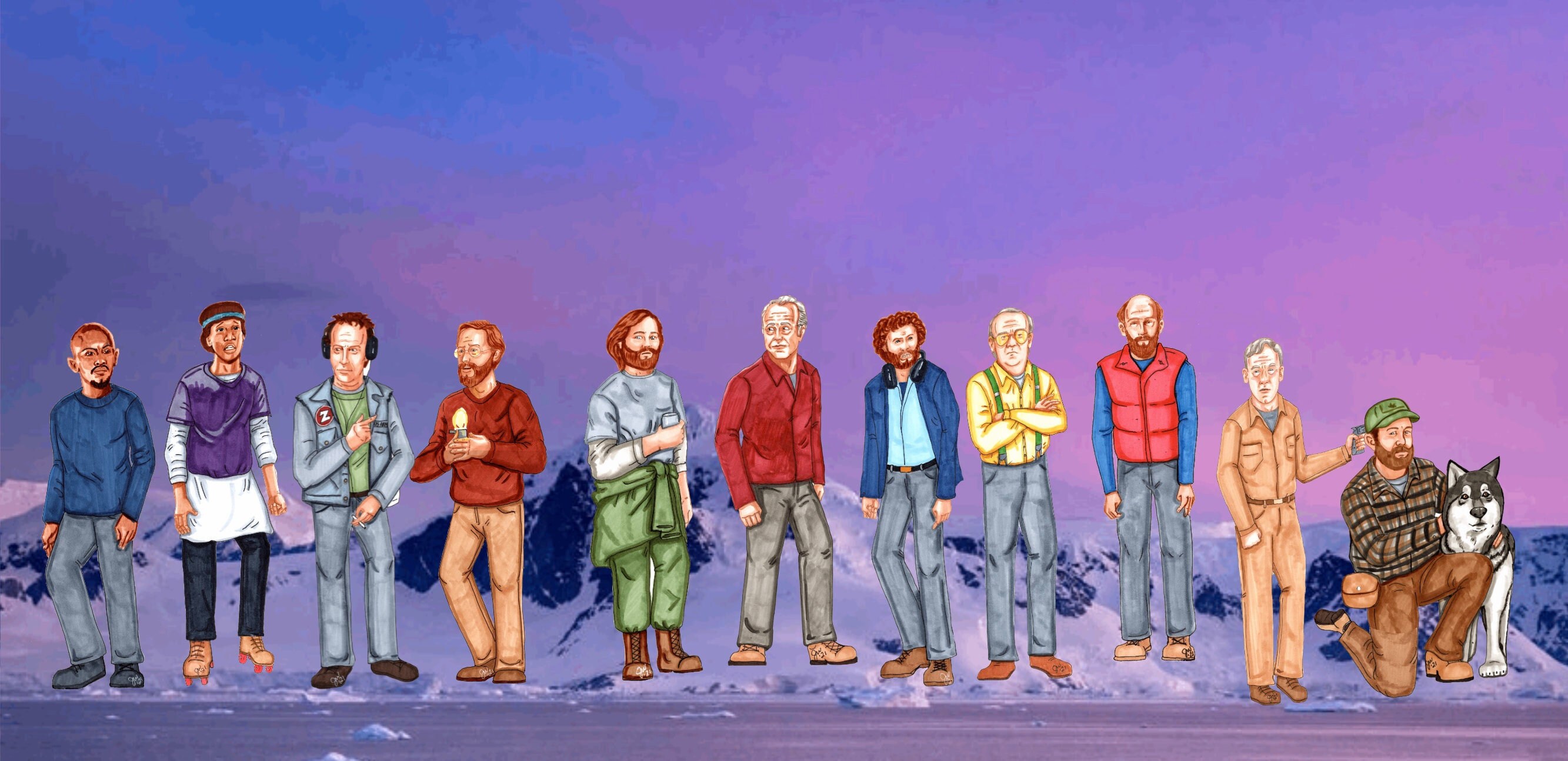 The Thing Set One Sticker Set Fan Art - Etsy