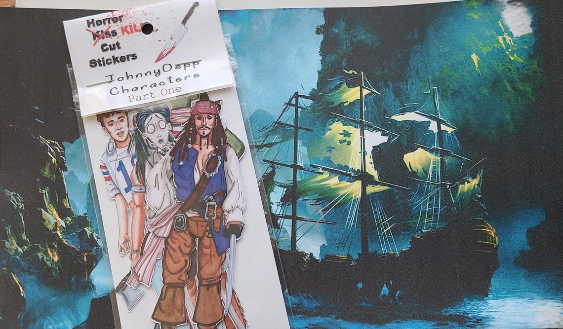 Johnny Depp Characters Sticker Set Fan Art - Etsy