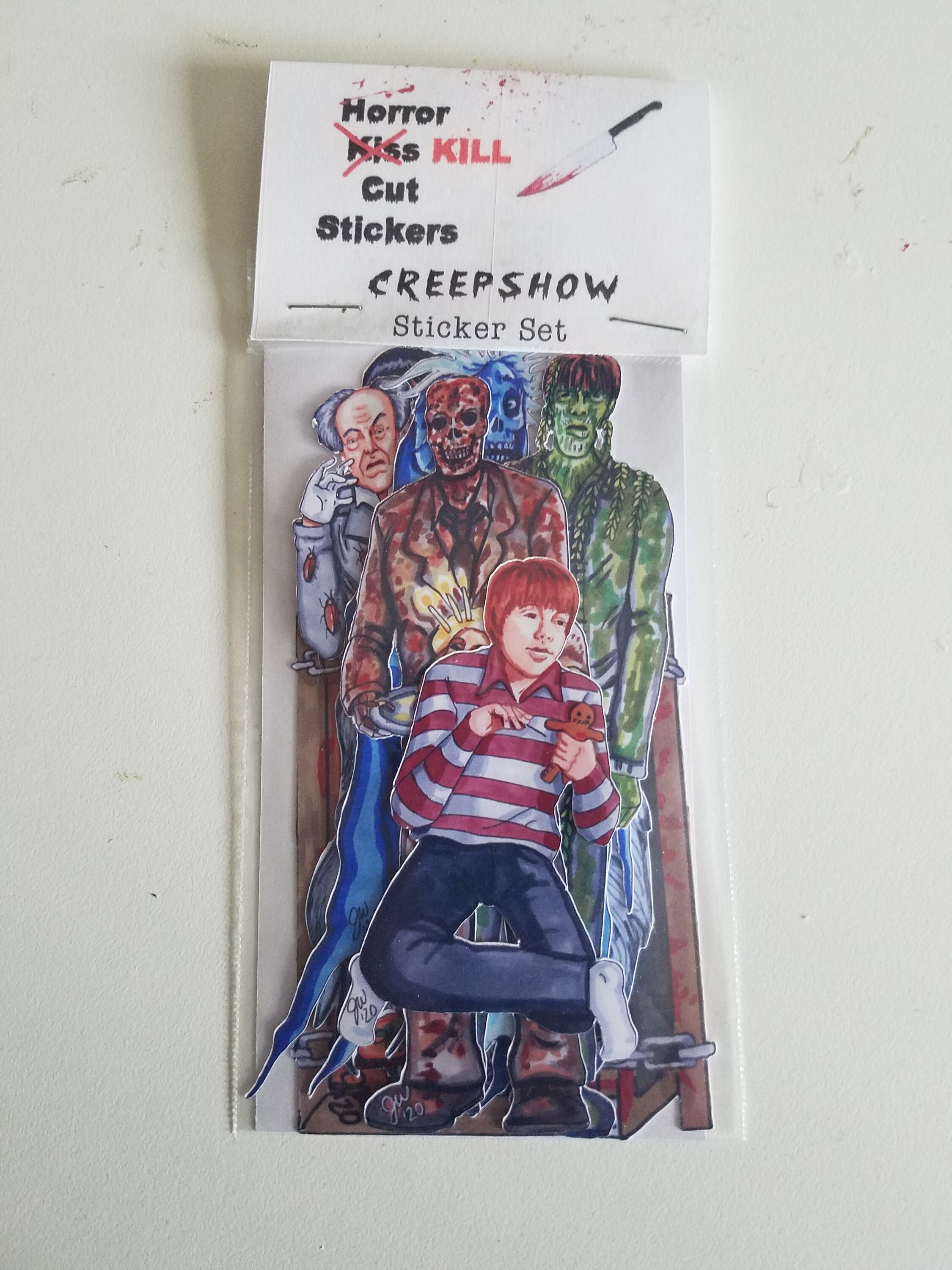 Creepshow Fan Art Horror Sticker Set - Etsy