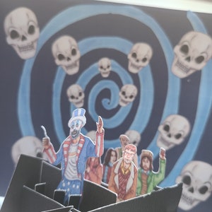 Captain Spaulding's Murder Ride, Pop up Card, Fan Art, House 1000 ...