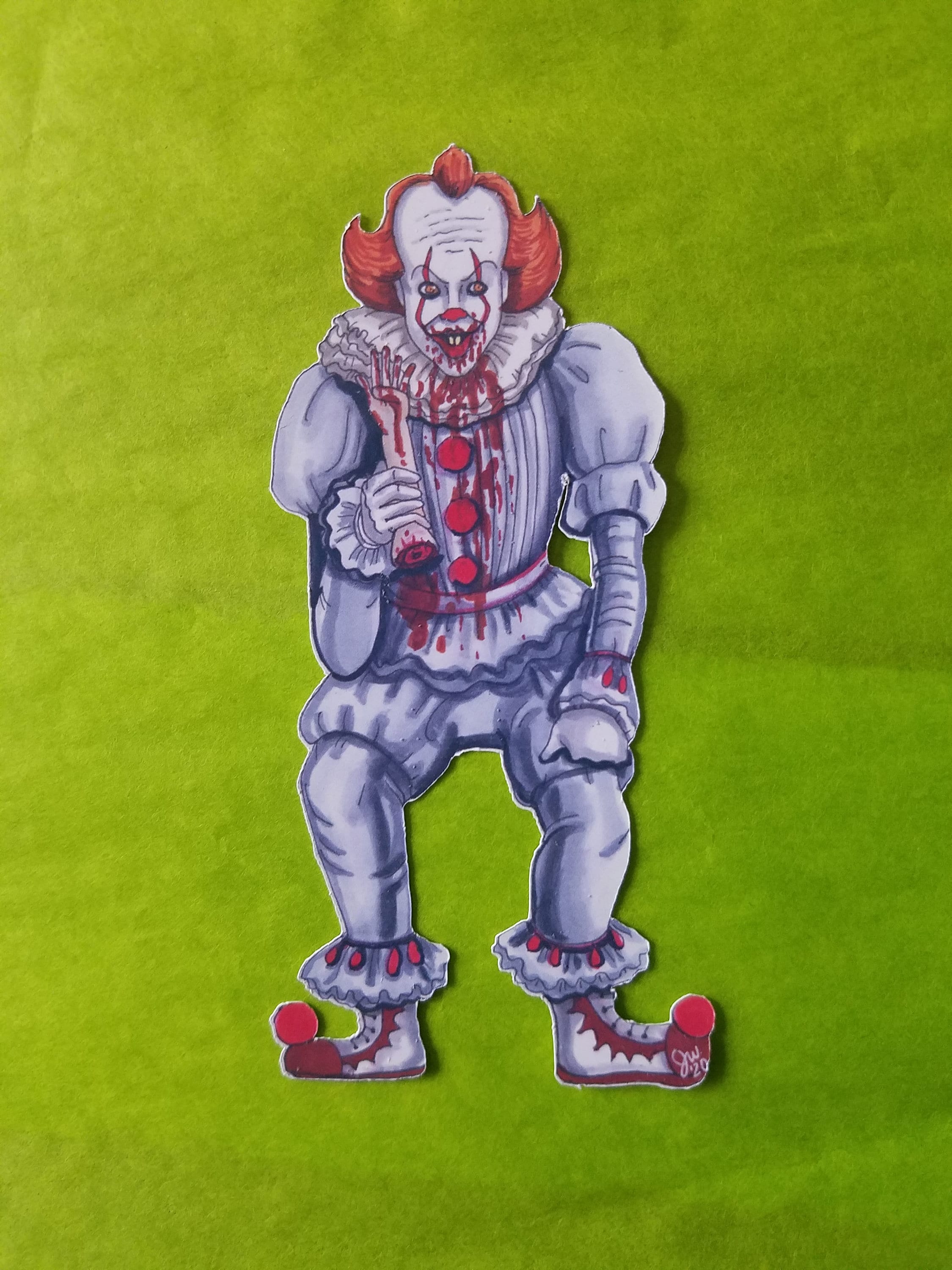 Horror Stickers Creepy Clowns Fan Art - Etsy