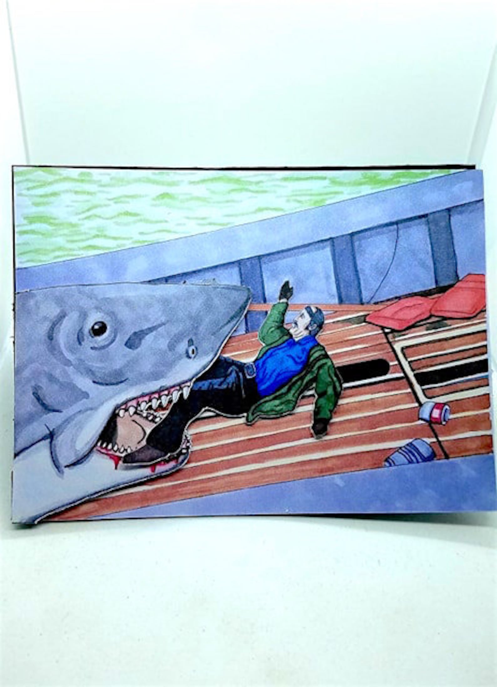 Jaws Greeting Card Encouragement Condolences Hand Made - Etsy