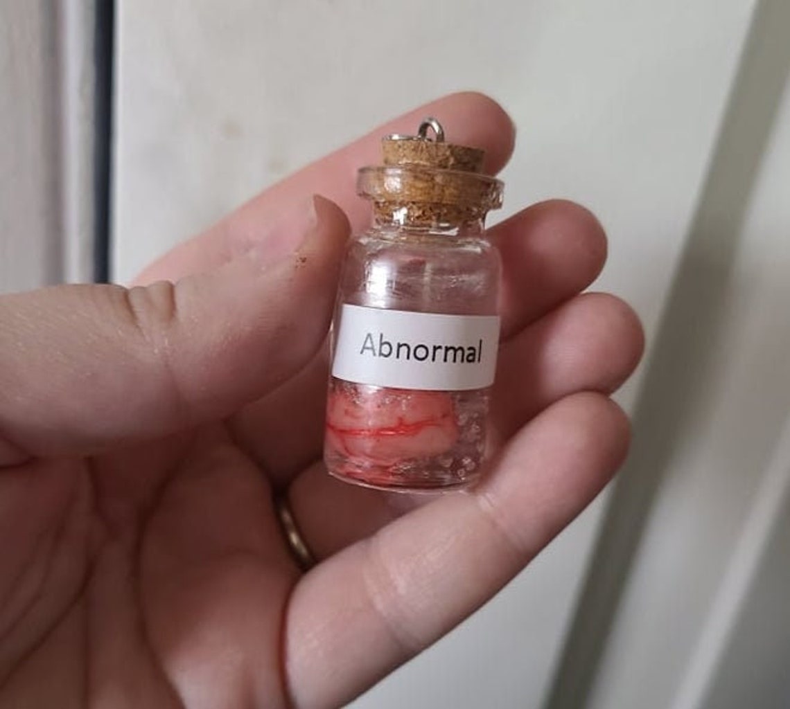 Charm Horror Comedy Abnormal Brain Pendant Ornament - Etsy