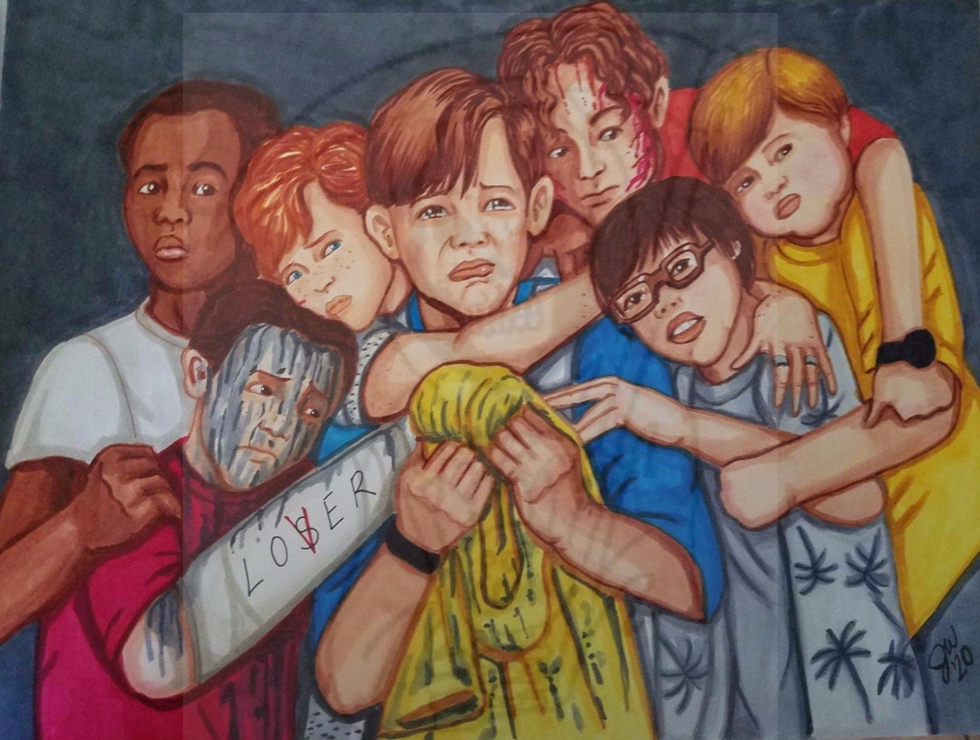 It, the Losers Club, Sticker, Fan Art, Horror - Etsy