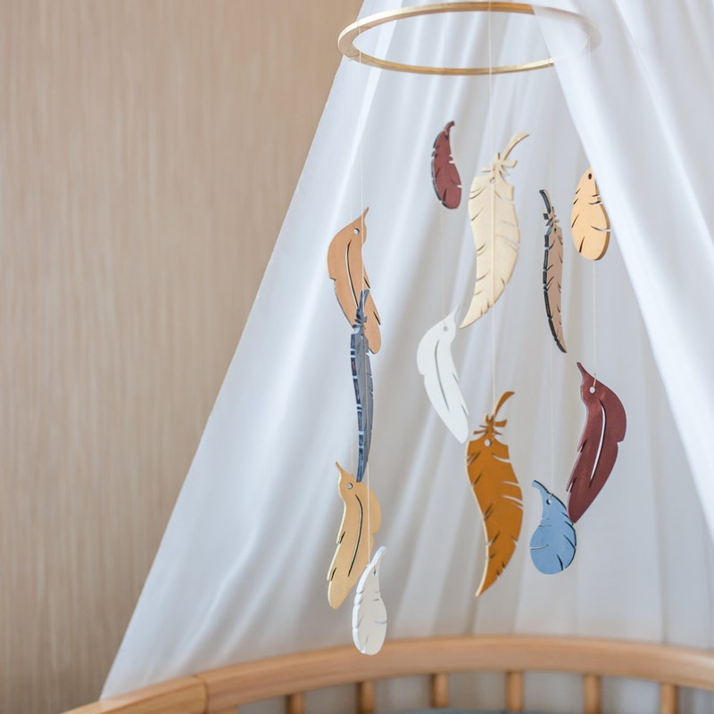 Feather Mobile - Etsy