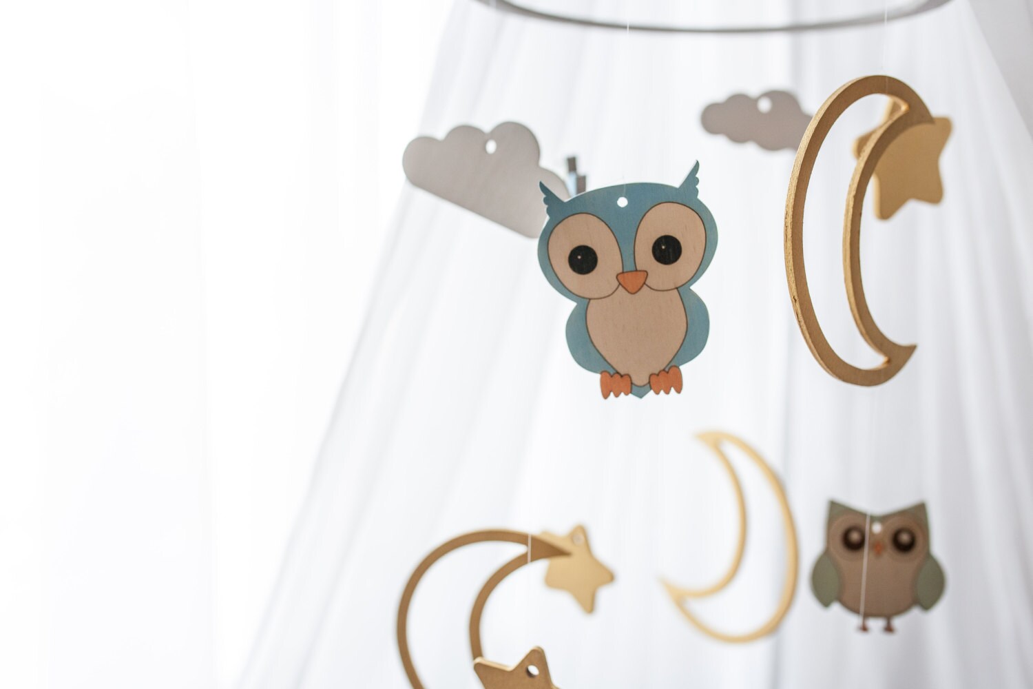 Baby Owl Mobile Baby Mobile Birds Owl Mobile Nursery Owl | Etsy