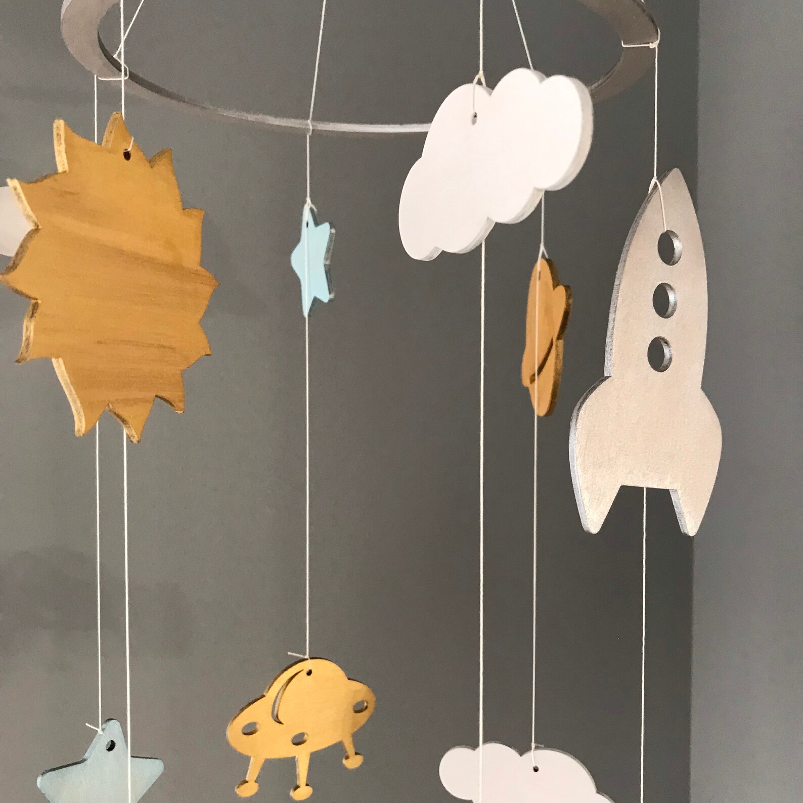 Baby Mobile Neutral Baby Mobile Boy Baby Space Mobile - Etsy
