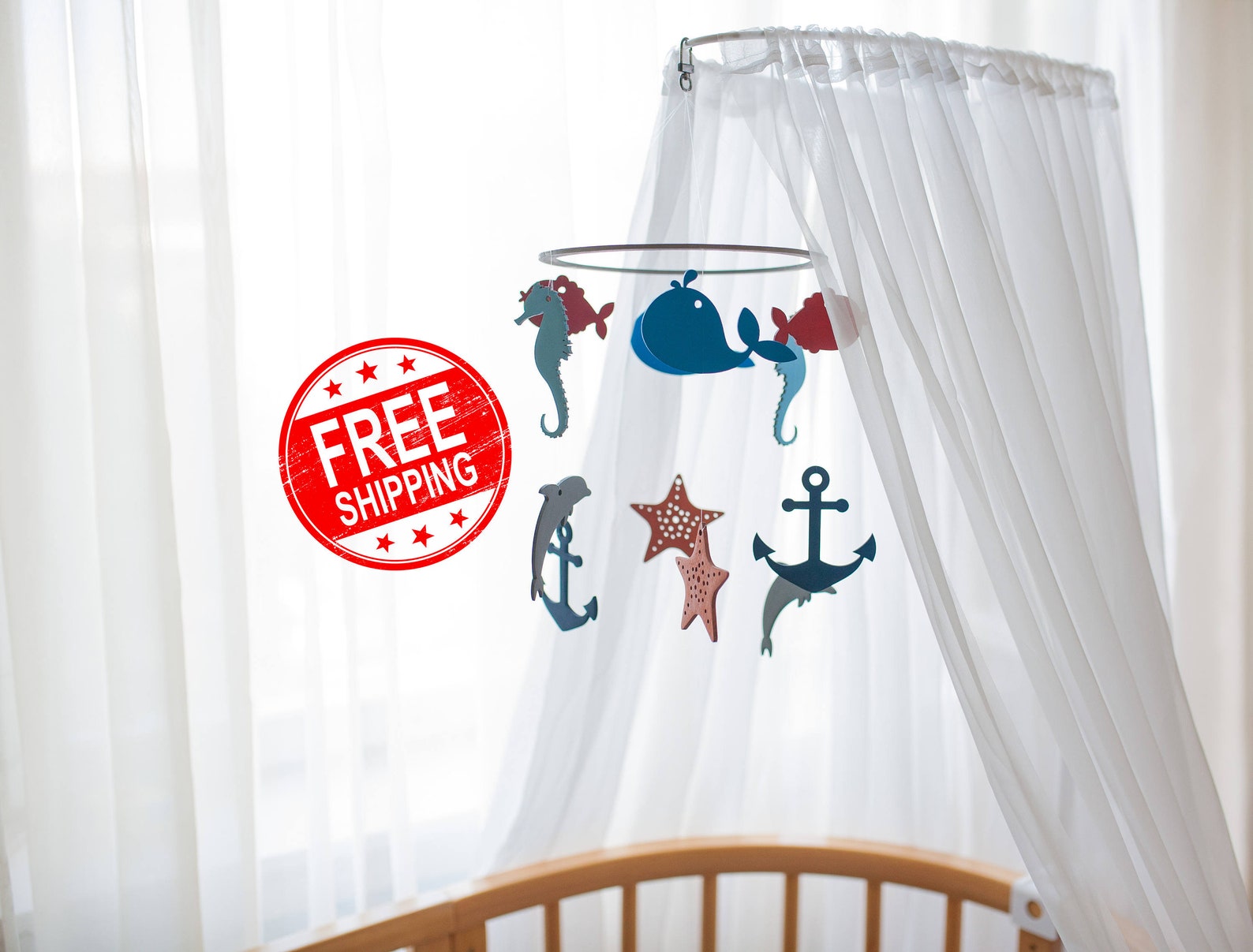 Nautical Baby Mobile - Ocean Mobile - Crib Mobile - Sea Mobile ...