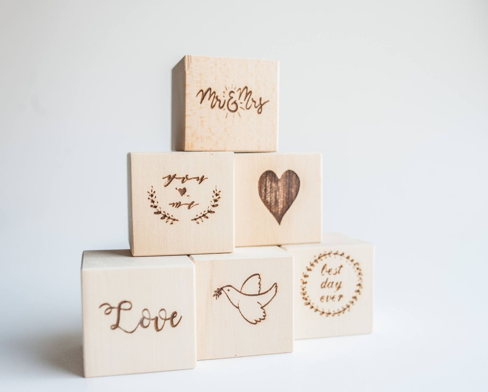 Love Blocks Love Gift Gift for Lovers Baby Blocks | Etsy