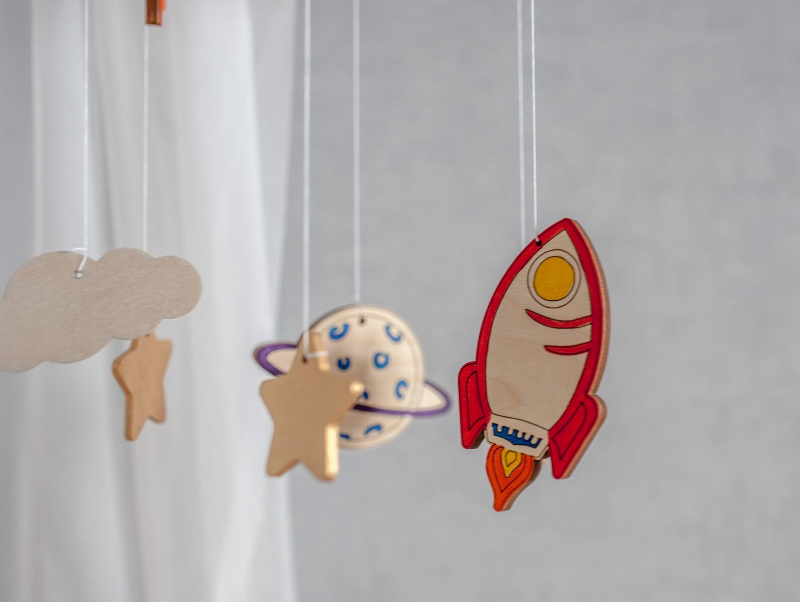 Space Baby Mobile Celestial Planets Mobile Baby Mobile - Etsy