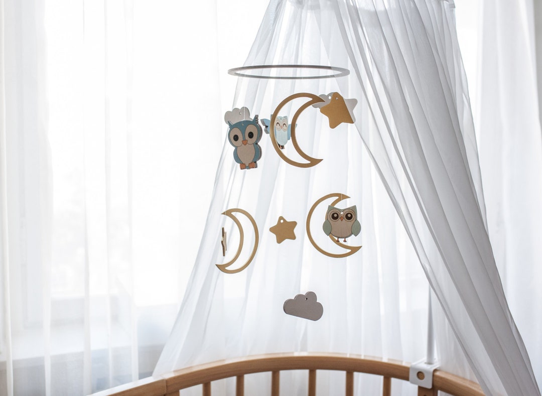 Baby Owl Mobile Baby Mobile Birds Owl Mobile Nursery Owl Mobile Owl ...