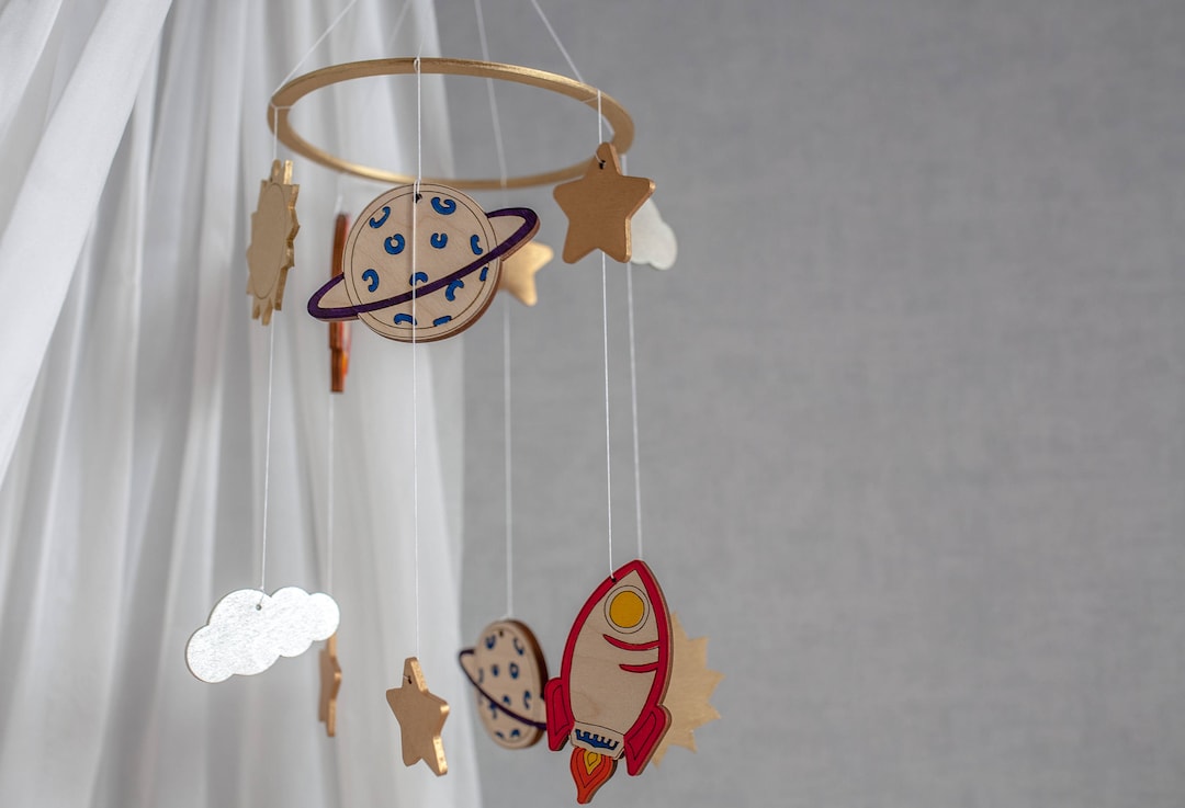 Space Baby Mobile Celestial Planets Mobile Baby Mobile Space Space ...