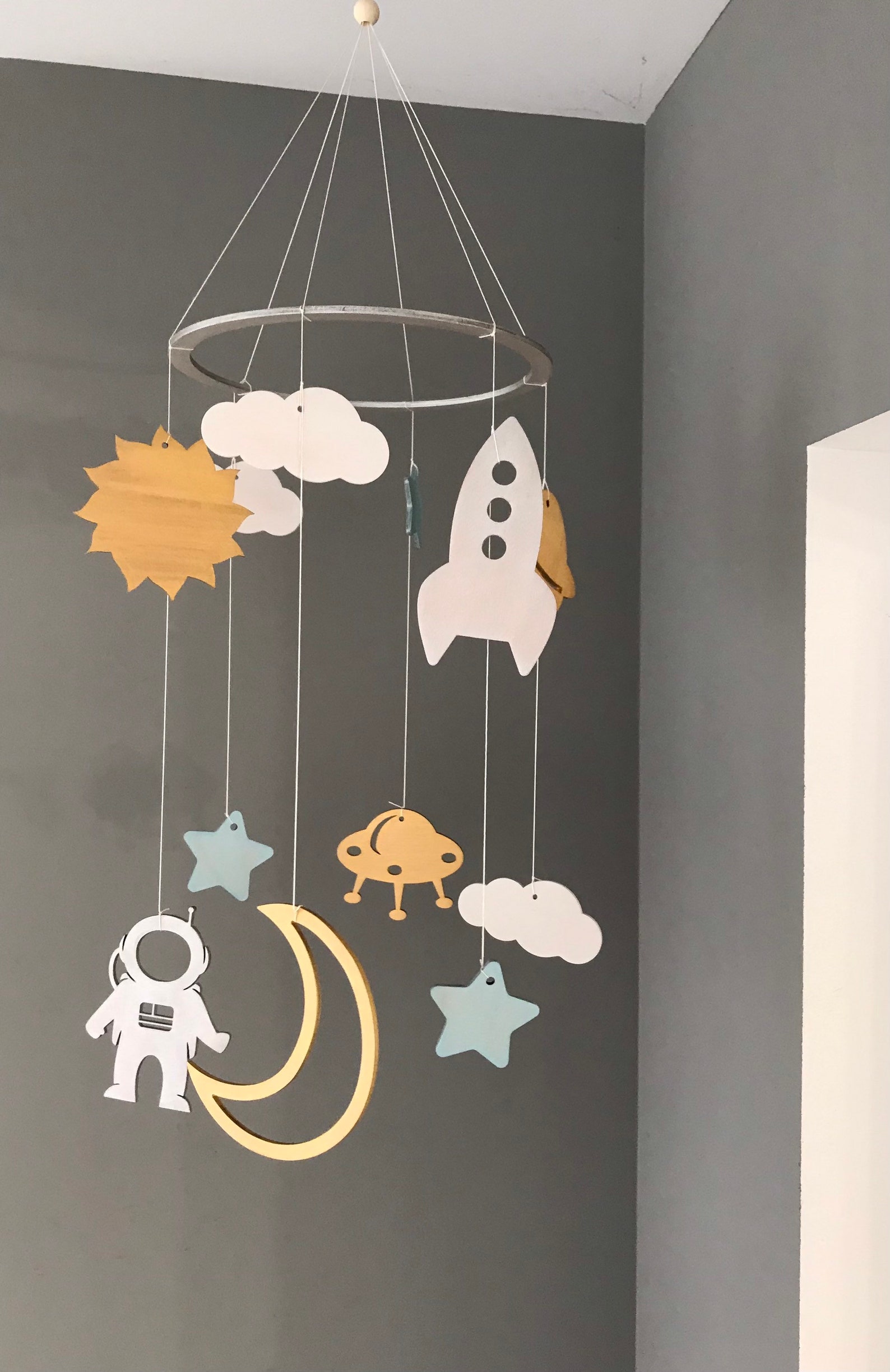 Baby Mobile Neutral Baby Mobile Boy Baby Space Mobile - Etsy