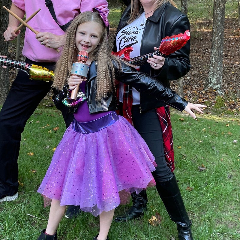 Girls Rock Star Costume - Etsy UK