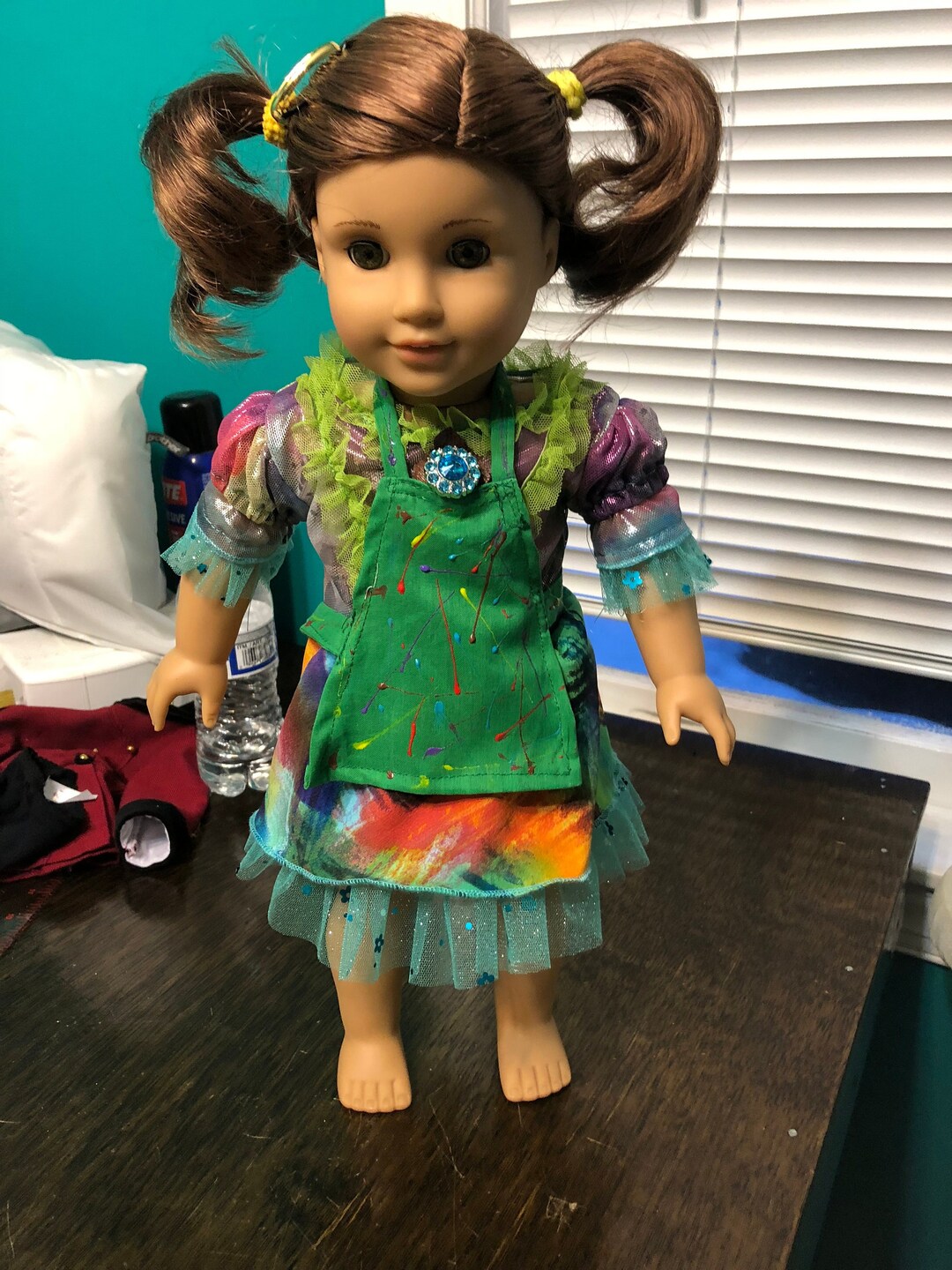 Dizzy Descendants 18 Inch 18" Doll Costume Outfit Dress Apron Baby Girl ...