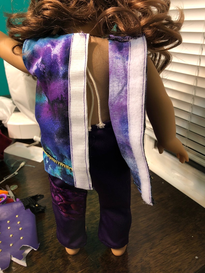 Mal Descendants 18 Inch 18" Doll Costume Outfit Dress Vest Baby Girl ...