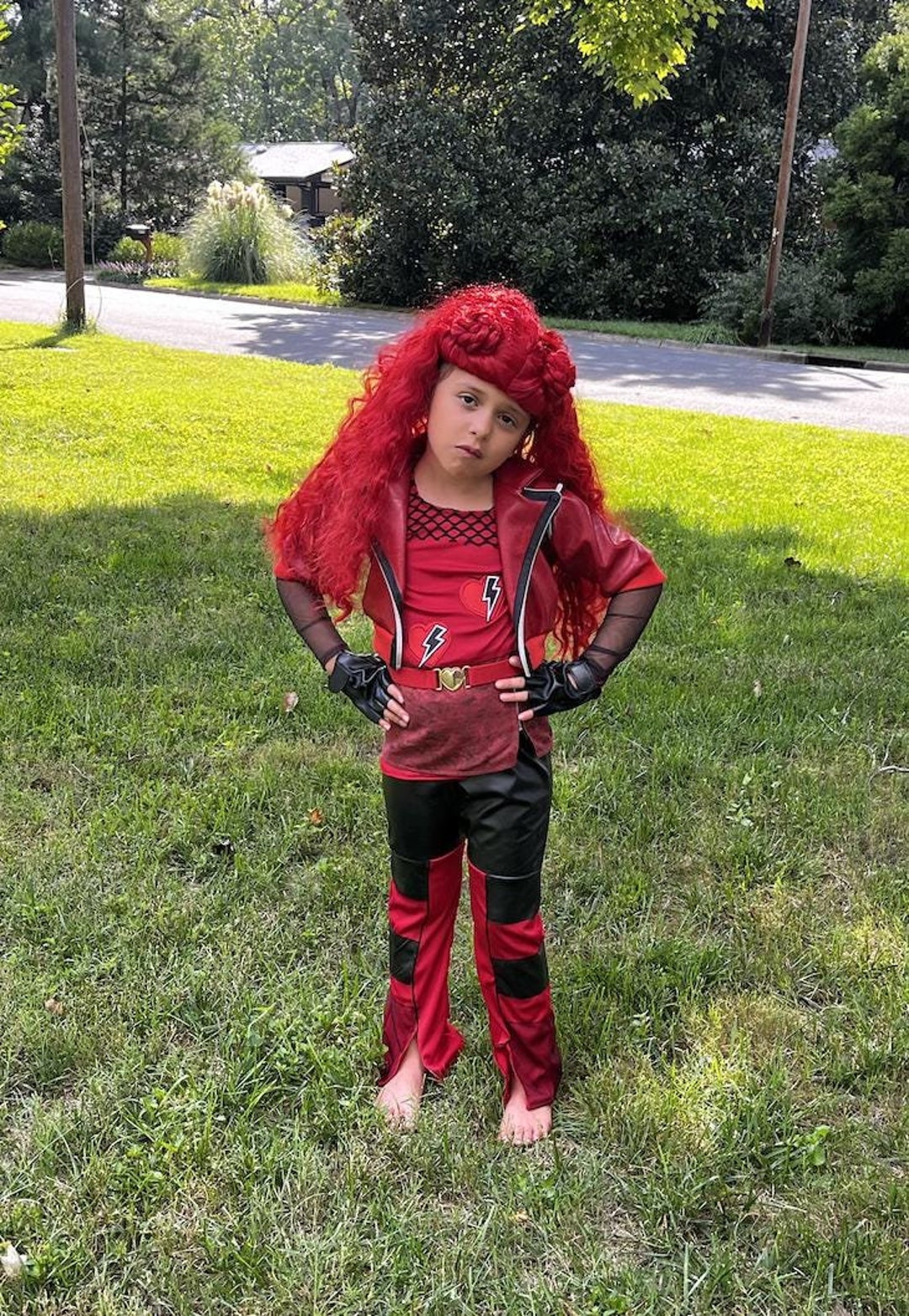 Descendants 4 Red Halloween Costume for Girls and Adult Women - Etsy