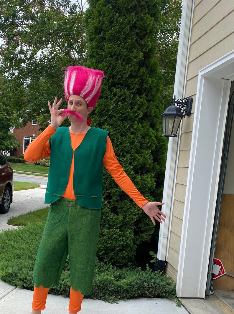 King Peppy Dad Trolls Halloween Costume for Kids Adults Men - Etsy