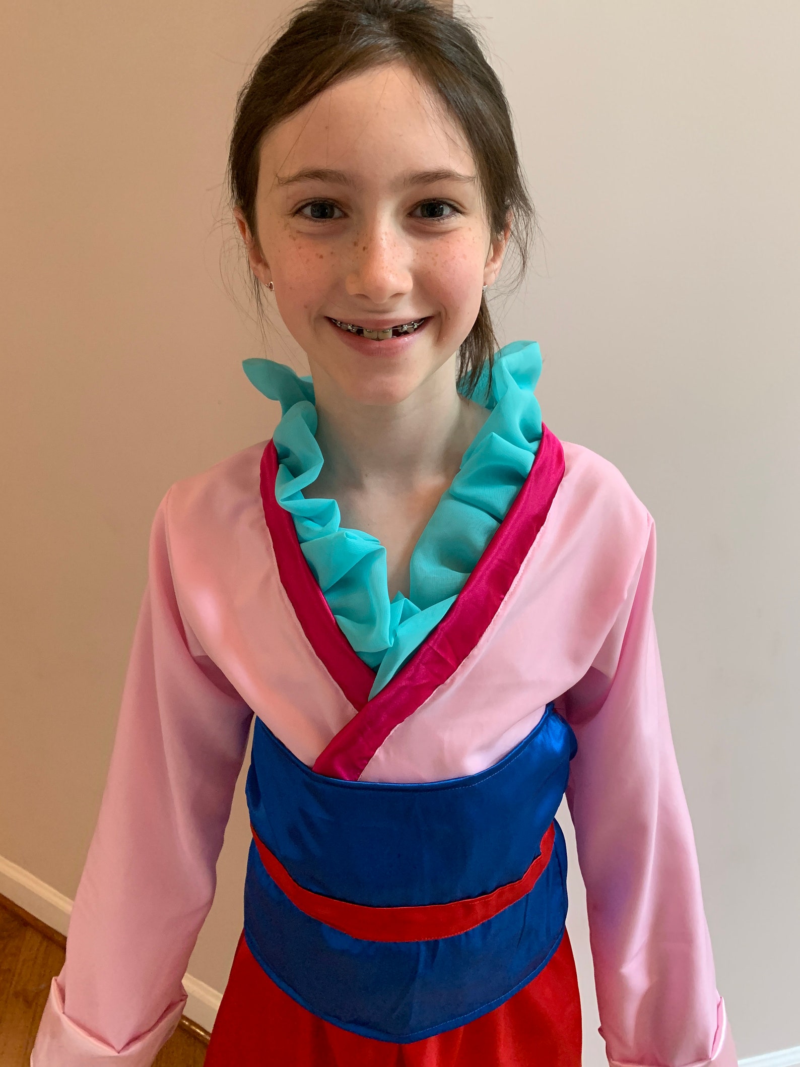 Custom Mulan Pink Red Halloween Costume Dress Gown for | Etsy