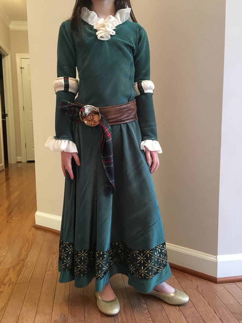 Custom Brave Merida Costume Dress Gown for Girls Toddler | Etsy