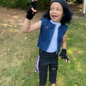 Riff Rock/rocker Trolls 2 Halloween Costume for Kids, Adults, Men, Boys ...