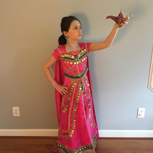 Disney Princess Marathon Jasmine Running Costume Outfit Skirt Shirt ...