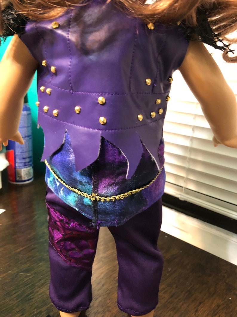 Mal Descendants 18 Inch 18" Doll Costume Outfit Dress Vest Baby Girl ...