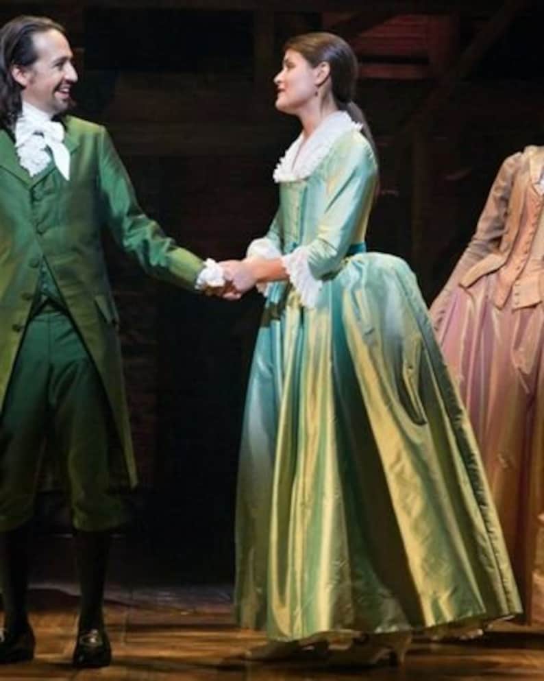 Alexander Hamilton Green Halloween Costume Colonial Jacket Vest Pants ...