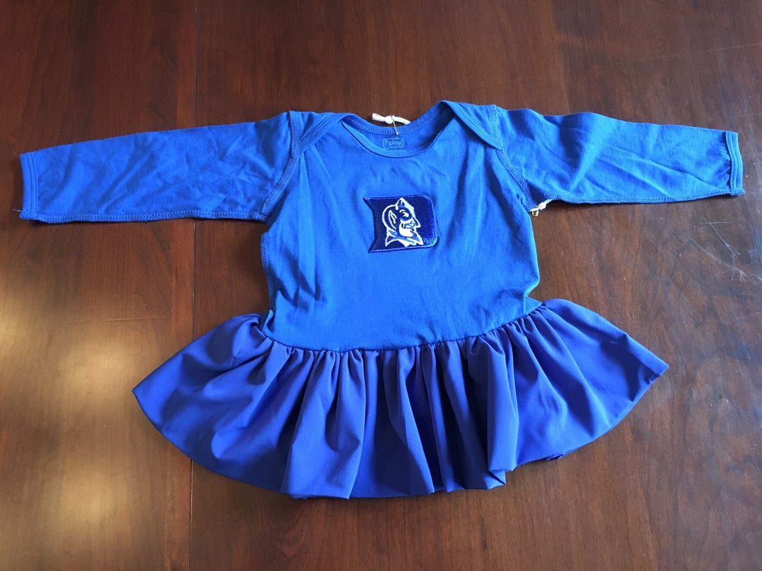 Duke Blue Devils Skirted Bodysuit Dress Basketball or College Football ...