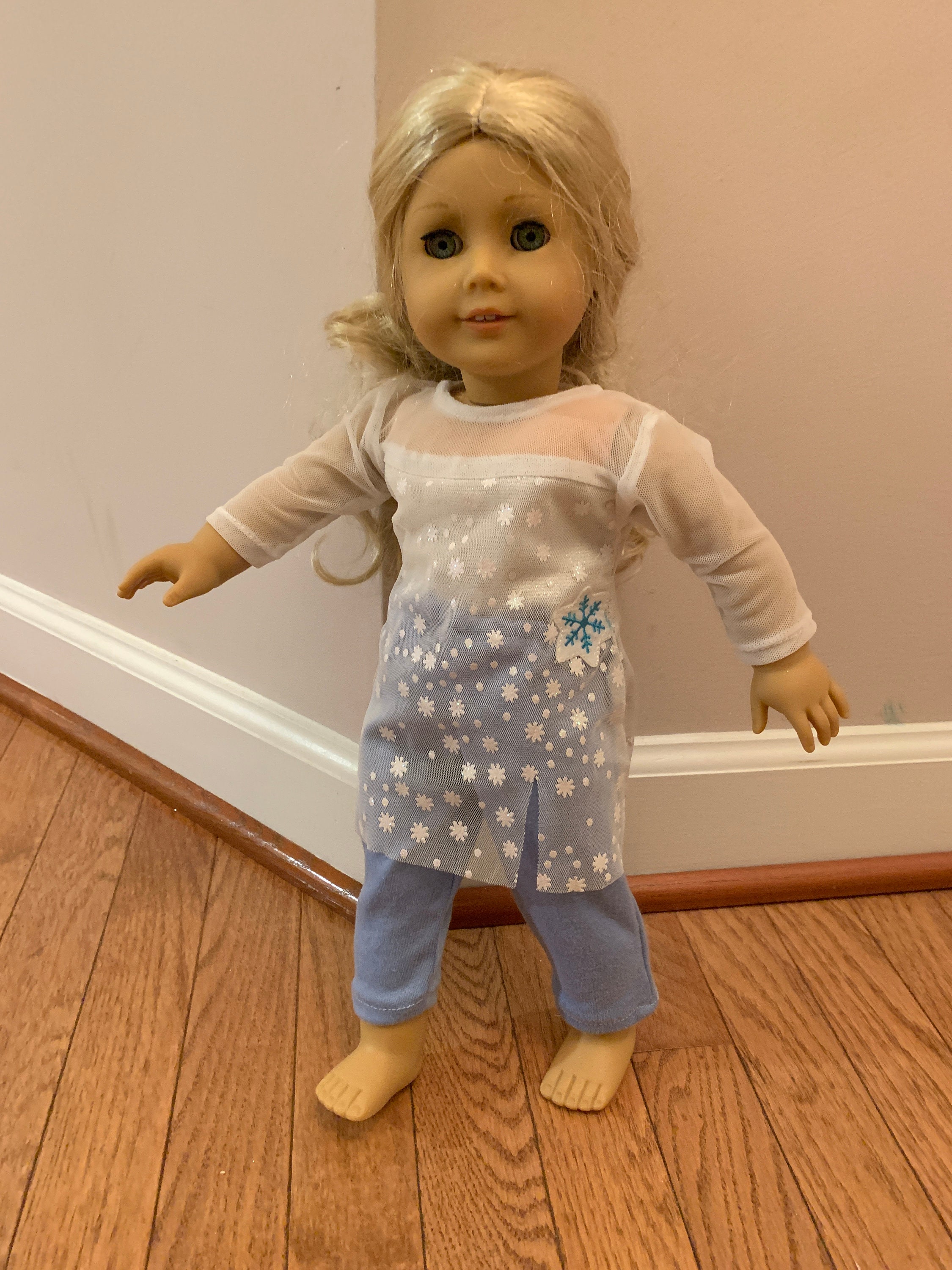 Frozen 2 Elsa White Blue Snow Queen Halloween Costume or Birthday Party ...