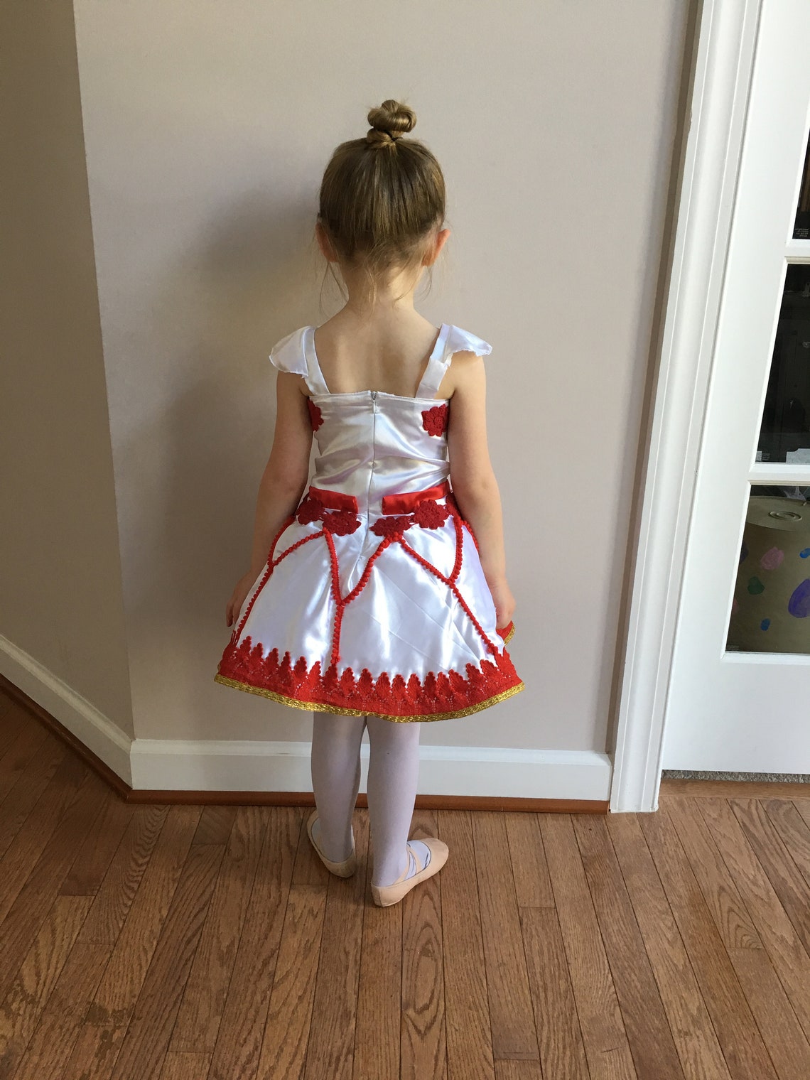 Leap Felicie Red & Gold Ballet Costume or Dance Dress for Toddlers ...