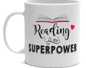 Reading is my superpower | Etsy
